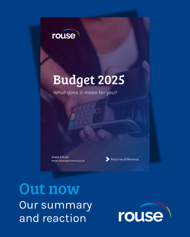 Autumn Budget 2025: Our highlights (and what you might have missed) | Rouse Accountants